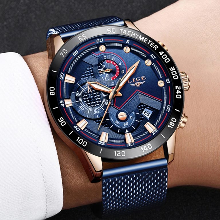 Lige Men's Quartz watch | Luminous watch | Capthatt Mens Clothing ...