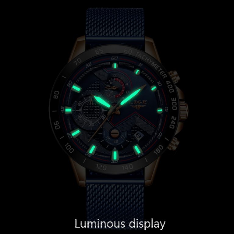 Lige Men's Quartz watch | Luminous watch | Capthatt Mens Clothing ...